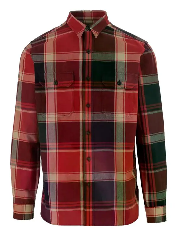Polo Ralph Lauren Check-print Cotton Shirt - Red