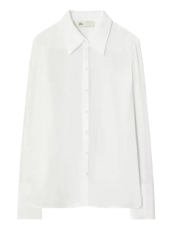 Tory Burch Cuffed Shirt - White
