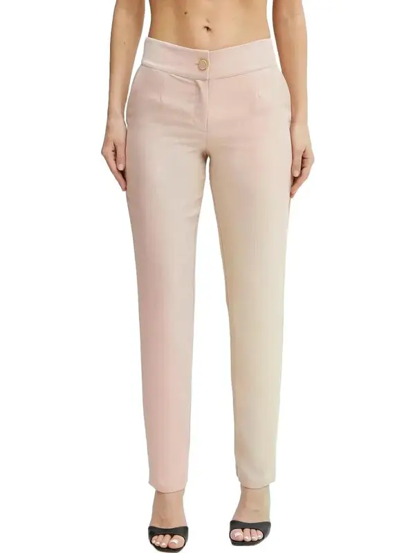 Guess Embellished-button Trousers - Pink