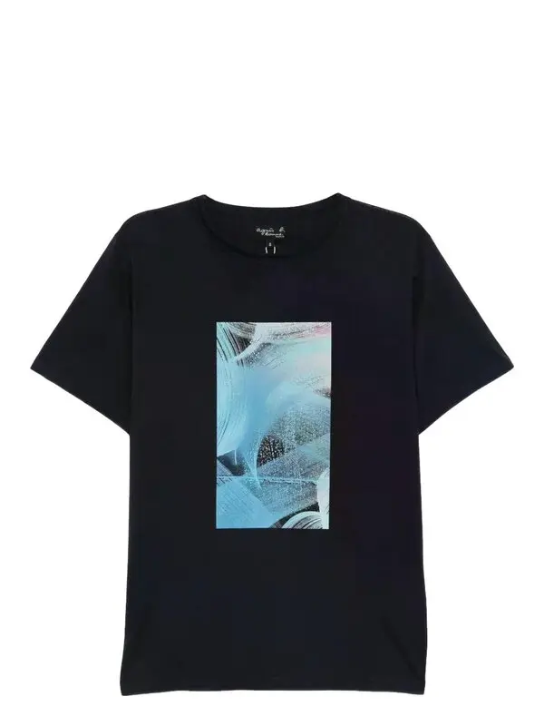 AGNÈS B. X Creepy Mouse Brando T-shirt - Blue