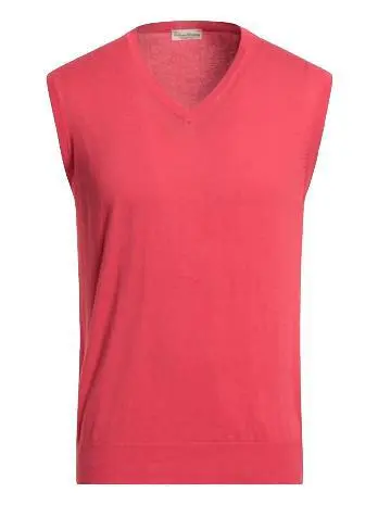 CASHMERE COMPANY Knitted Sleeveless Sweater - Red
