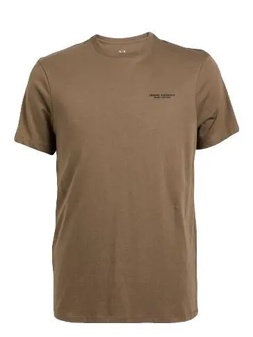 Armani Exchange T-shirt Khaki Size Cotton - Beige
