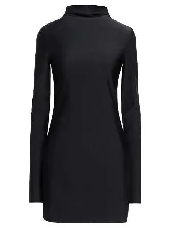 Sportmax Mini Bodycon Turtleneck Dress - Blue