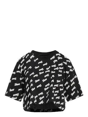 SHOE Logo-print Cotton T-shirt - Black