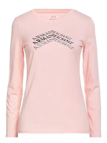 Armani Exchange Logo-print T-shirt - Pink