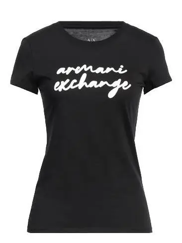 Armani Exchange Logo-print Cotton T-shirt - Black