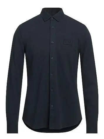 Armani Exchange Shirt Midnight Size Cotton, Elastane - Blue