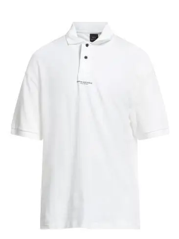 Armani Exchange Polo Shirt Size Cotton - White