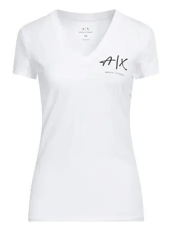 Armani Exchange Logo-print T-shirt - White