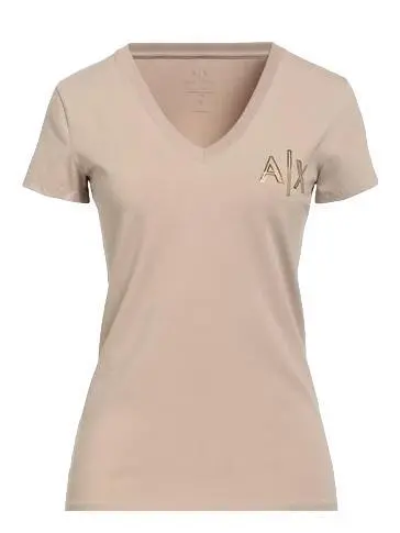 Armani Exchange Printed Jersey T-shirt - Beige