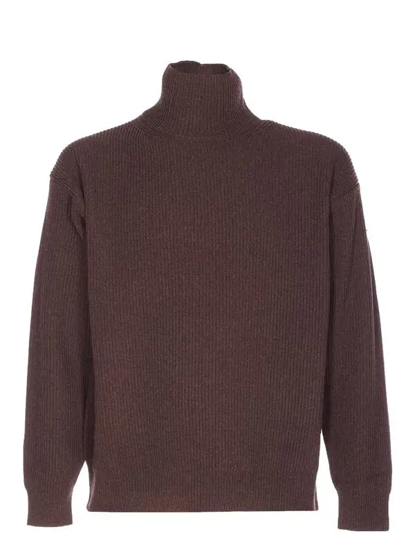 Auralee Super Fine Sweater - Brown