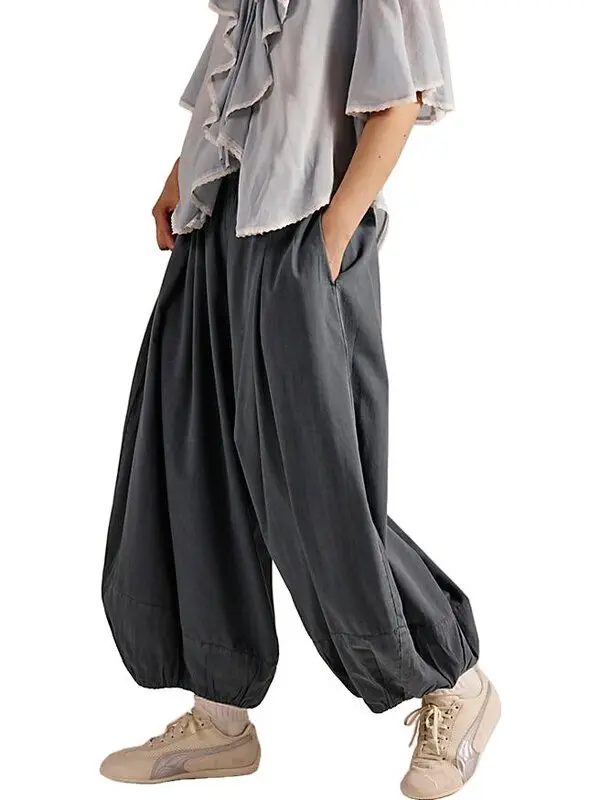 Free People Moonflower Balloon Pants - Steel