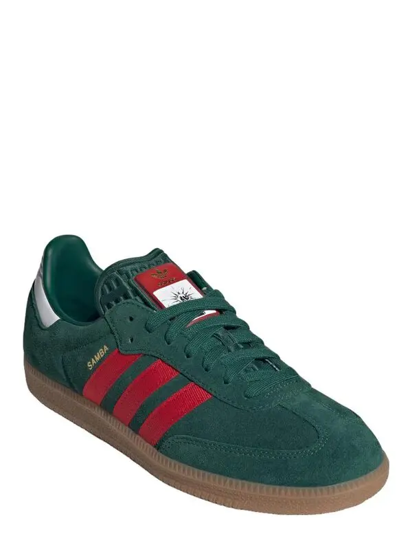 Adidas Samba Og Sneakers - Team Dark Green / Better Scarlet / Gum