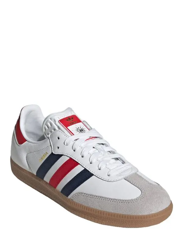 Adidas Samba Og Sneakers - Cloud White / Night Indigo / Better Scarlet