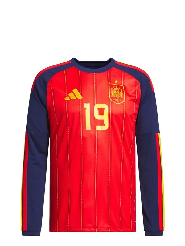 Adidas Spain 26 Home Yamal Long Sleeve Jersey - Vivid Red / Soccr-seu-snz