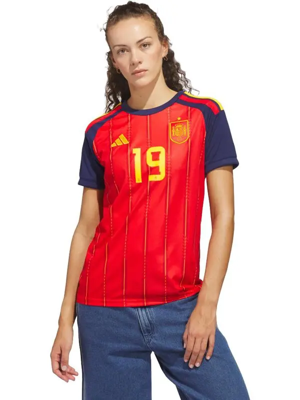 Adidas Spain 26 Home Jersey - Vivid Red / Soccr-seu-snj