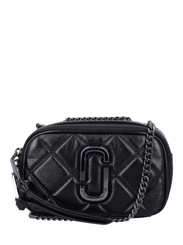 Marc Jacobs The Snapshot Quilted Leather Camera Bag - Black