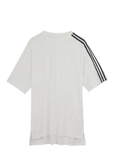 Adidas Y3 3stripes Short Sleeve T-shirt - Core White