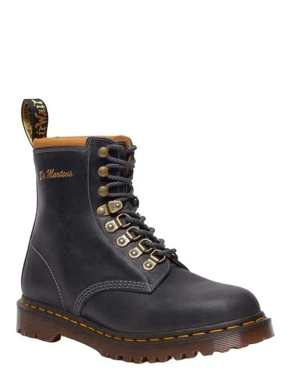 Dr. Martens 1460 Ventile Collar Leather Boots - Classic Grey