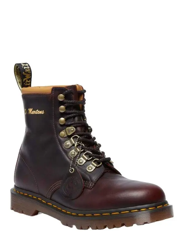 Dr. Martens 1460 Made In England Collar Boots - Brown