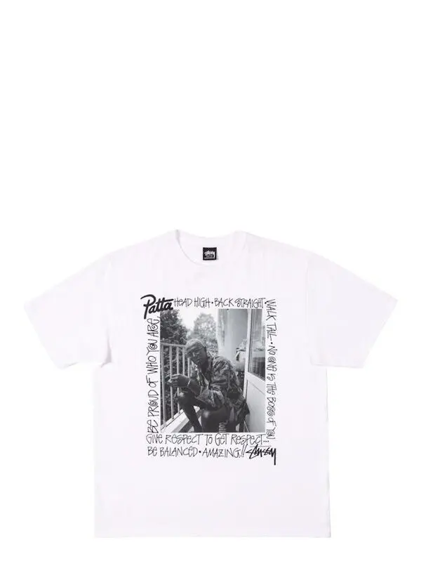 StÜssy X Patta Respect Tee Shirt - White