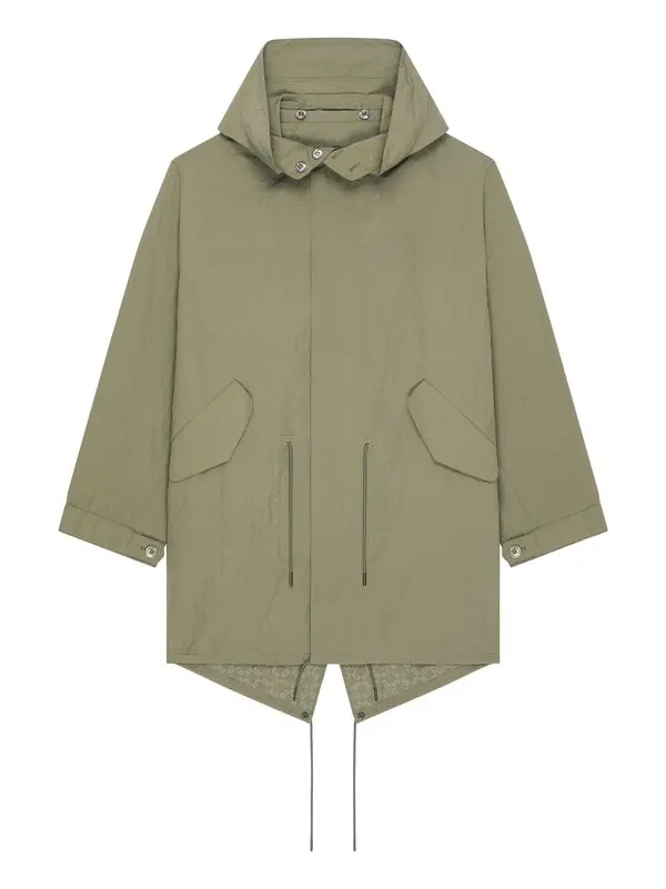 Givenchy Textured Monogram Parka 72 - Almond Green