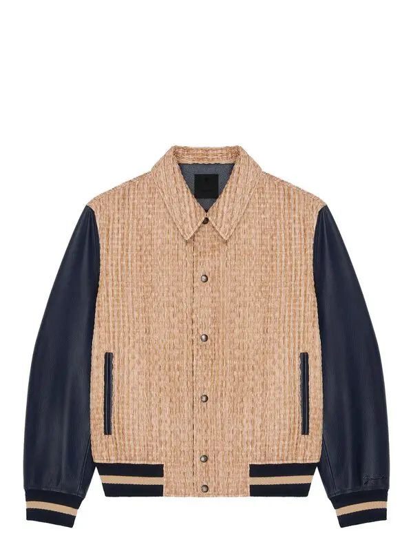 Givenchy Le Clos Varsity Jacket - Beige/blue