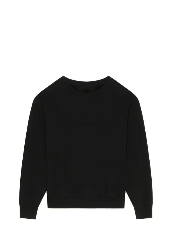 Givenchy Fleece Sweatshirt With Signature - Black