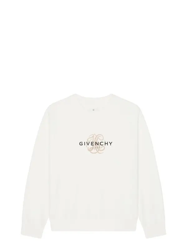 Givenchy Fleece Reverse Sweatshirt - Off White