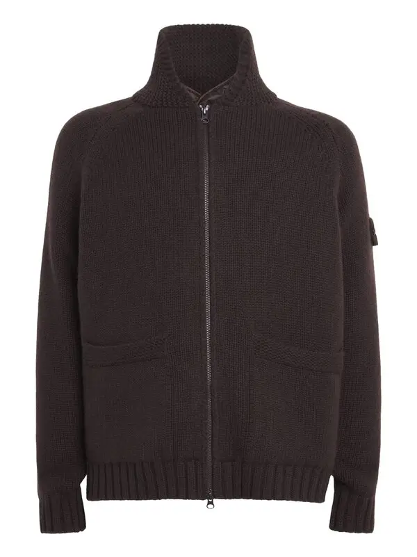 Stone Island Cashmere Ghost President's Knit Cardigan - Brown