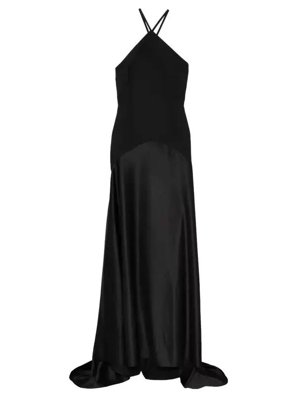 Solace London Halterneck Maxi Dress - Black