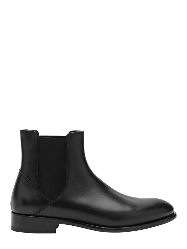 DOUCAL'S Leather Ankle Boots - Black