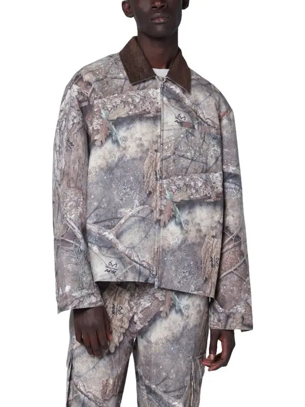 REPRESENT Realtree Camo Zip-up Jacket - Green
