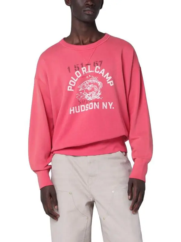 Ralph Lauren Logo Print Sweatshirt - Red