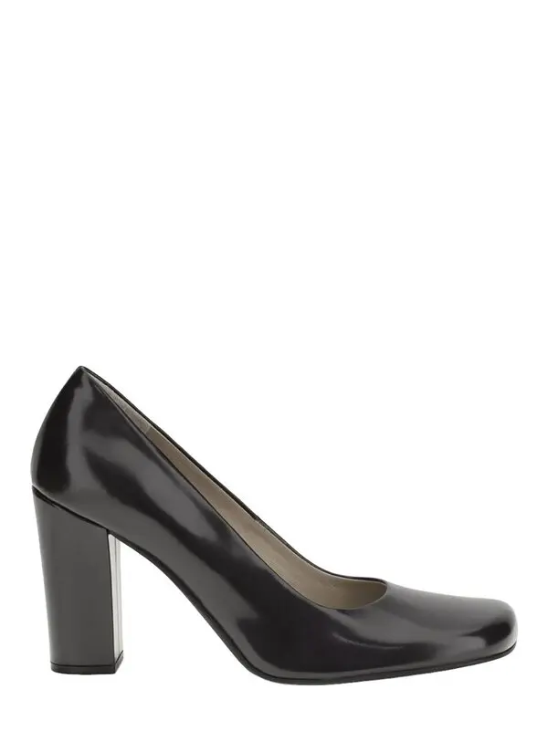 THE ROW Penelope Leather Pumps - Black