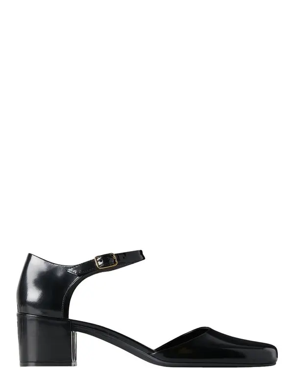 THE ROW Penelope Strap Pumps - Black