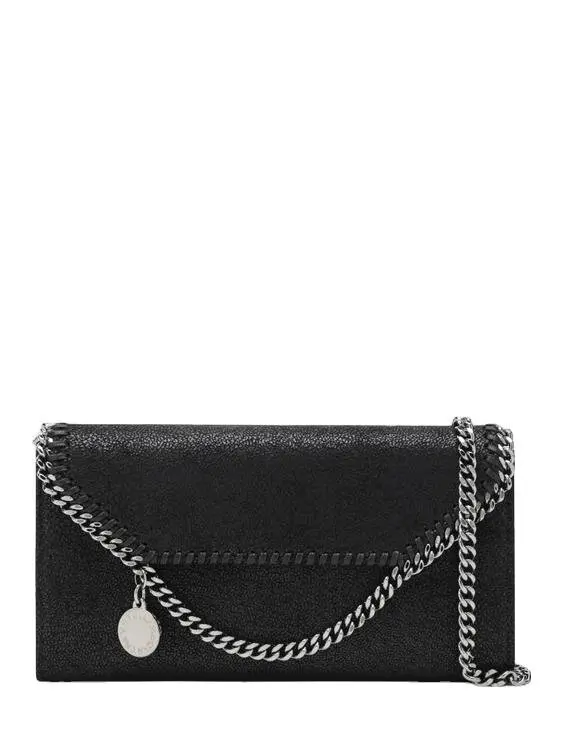 Stella McCartney Falabella Crossbody Wallet - Black