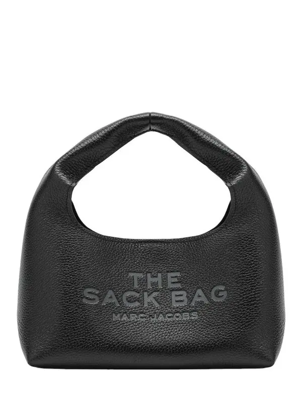 Marc Jacobs Mini Sac Bag In Full-grain Leather - Black