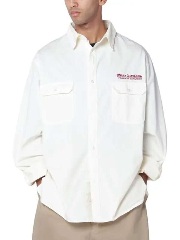 WILLY CHAVARRIA Corcoran Cotton Shirt - White