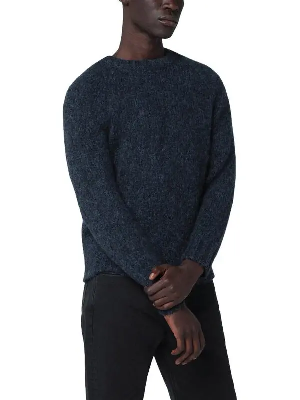 Brunello Cucinelli Alpaca-blend Crewneck Sweater - Blue