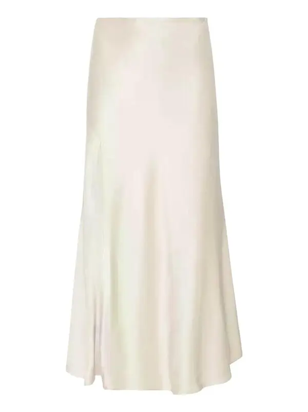 Lapointe Bias-cut Midi Skirt - Neutrals