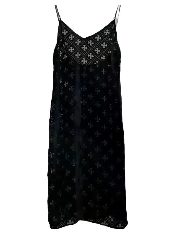 Chrome Hearts Monogram Mini Dress - Black