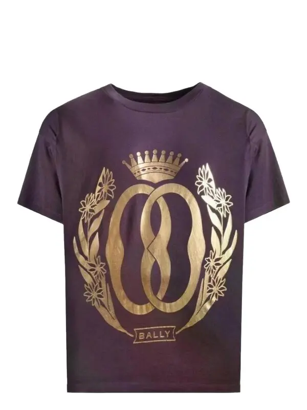 Bally Graphic-print T-shirt - Purple