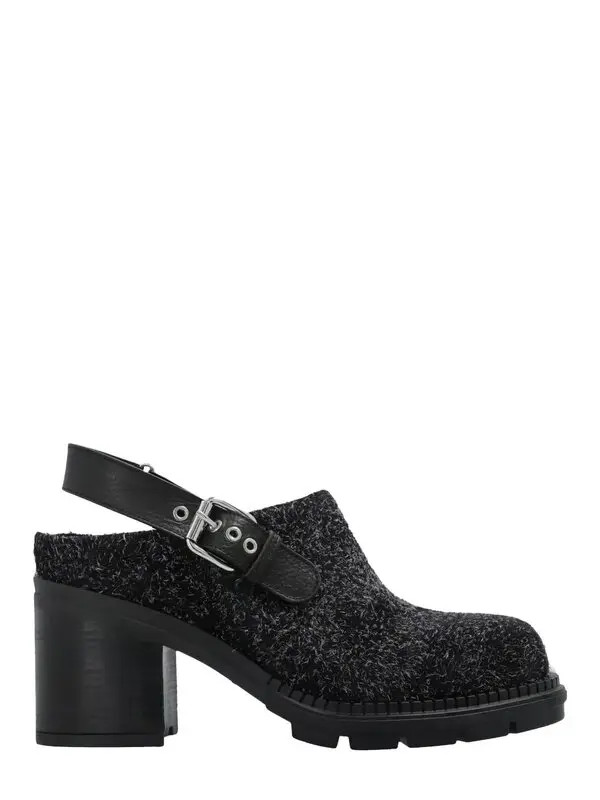 Agl 85mm Franky Buckle-strap Mules - Black
