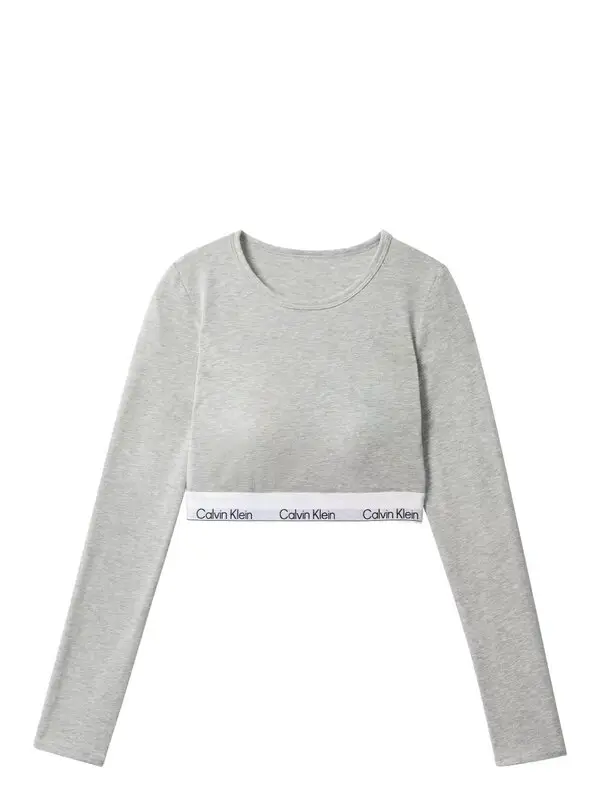 Calvin Klein Icon Long-sleeve T-shirt - Grey
