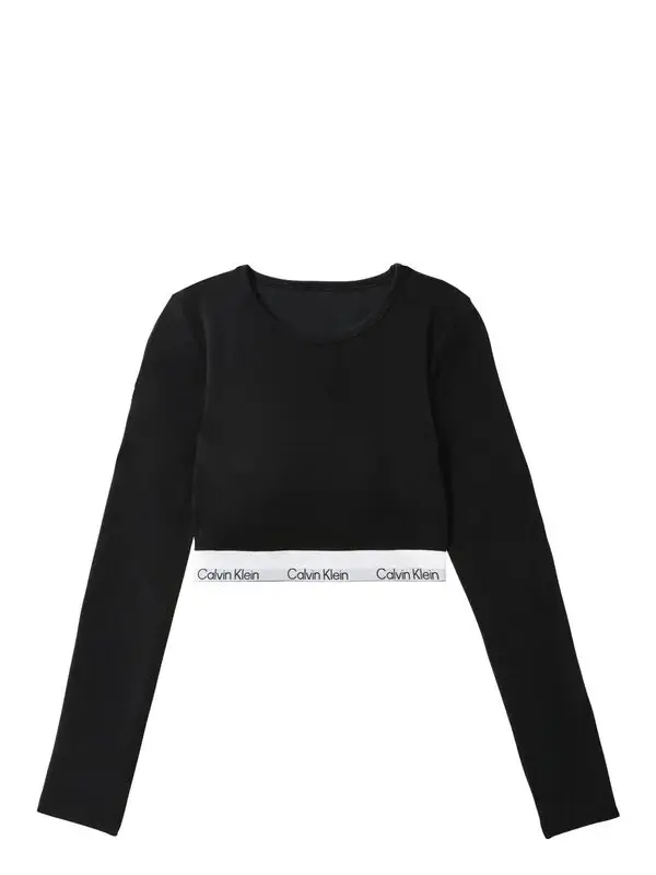 Calvin Klein Icon Long-sleeve T-shirt - Black