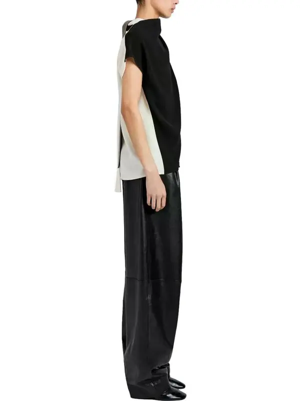 Proenza Schouler Elsa Drape-detail Blouse - Black