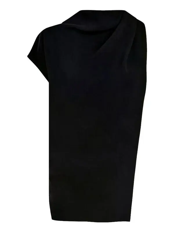 Proenza Schouler Elsa Drape-detail Blouse - Black