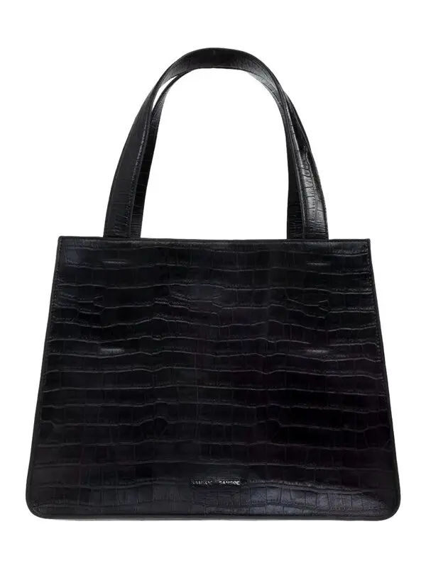 SAMSOE SAMSOE Saclaire Embossed Tote - Black