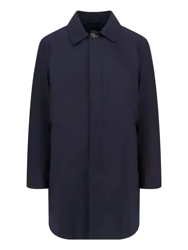 Corneliani Raincoat With Removable Padding - Blue